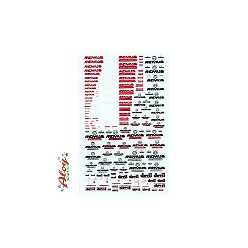 Decal Virages Remus, Devil Exhaust 1/32 - Aloy EvolutionShop S.L.