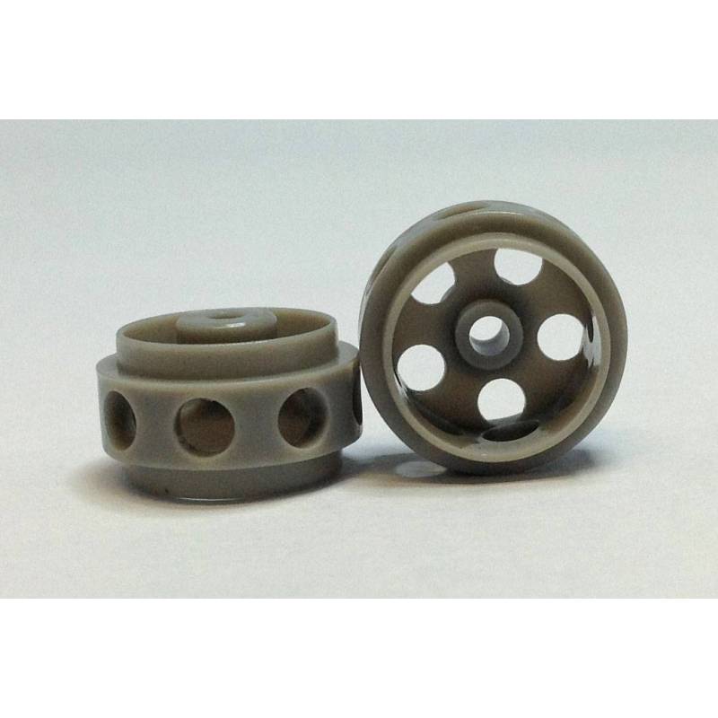 Delrin 15.5 x 9.0 mm - grey wheels