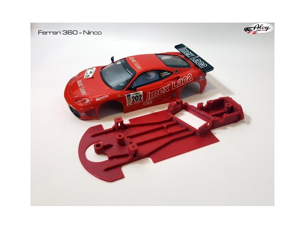 AW angular chassis Ferrari 360 NINCO - Aloyshop.com